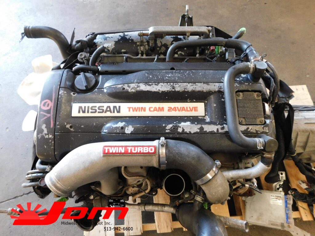 JDM 1993-1997 NISSAN SKYLINE R33 GTR INLINE 6 TWIN TURBO ENGINE & AWD 5 ...