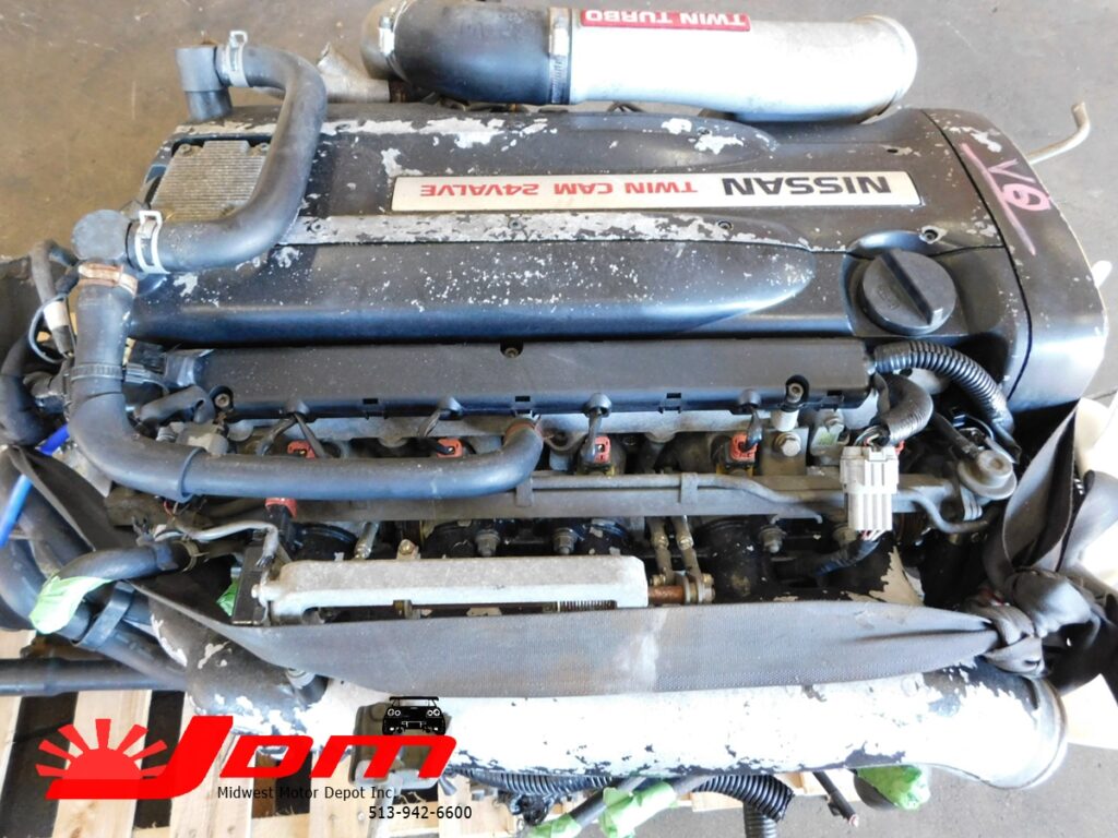 JDM 1993-1997 NISSAN SKYLINE R33 GTR INLINE 6 TWIN TURBO ENGINE & AWD 5 ...